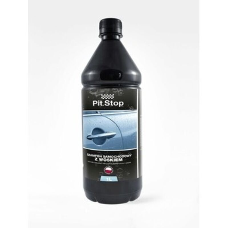 Champú para coche Pit Stop con cera - 1L - Lavado y protección