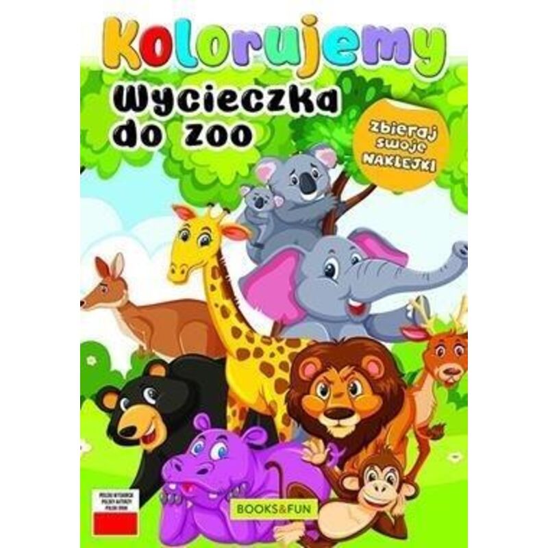 Vamos a colorear. Viaje al zoológico.