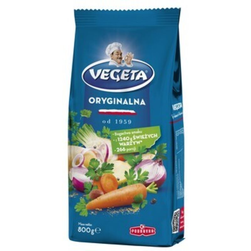 Vegeta 800g - condimento vegetal, sin gluten y sin conservantes