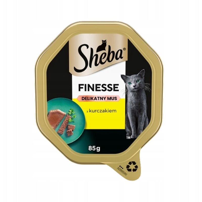 Sheba Finesse Delicate Chicken Paté 85 g - alimento para gatos adultos