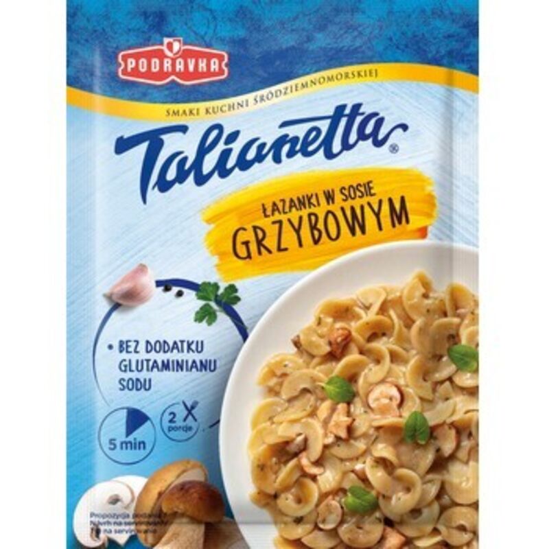 Podravka Talianetta - Fideos en salsa de champiñones 140 g - cena ...