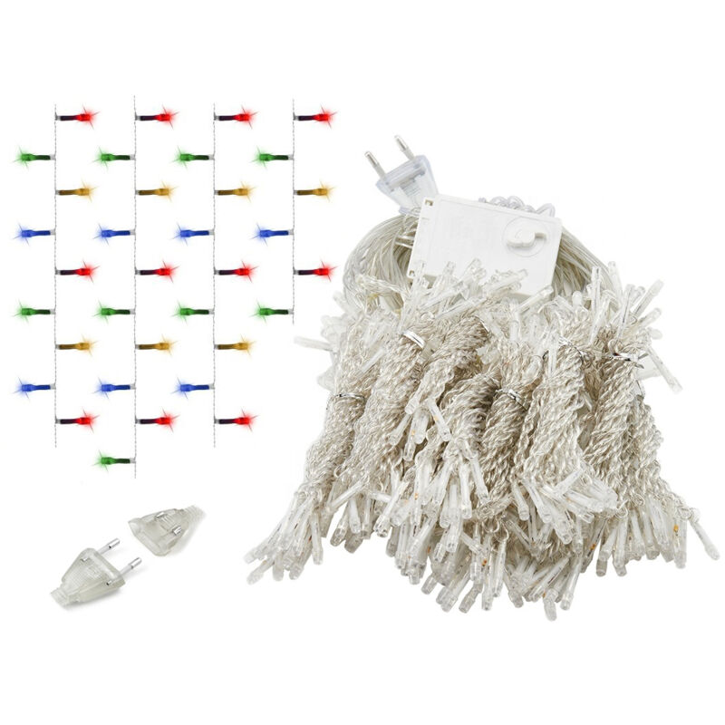 Cortina de luces LED 3x3 multicolor