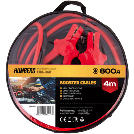 Cables puente 4m 800A HM-360 Humberg