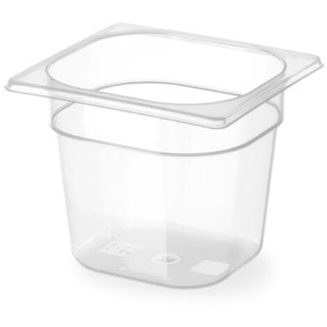 Contenedor gastronómico de polipropileno GN 1/6 altura 150 mm - Hendi 880418