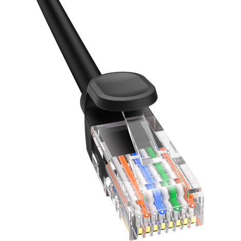Cable de red Ethernet Cat 5 RJ-45 1000 Mb/s Par trenzado 1 m Negro