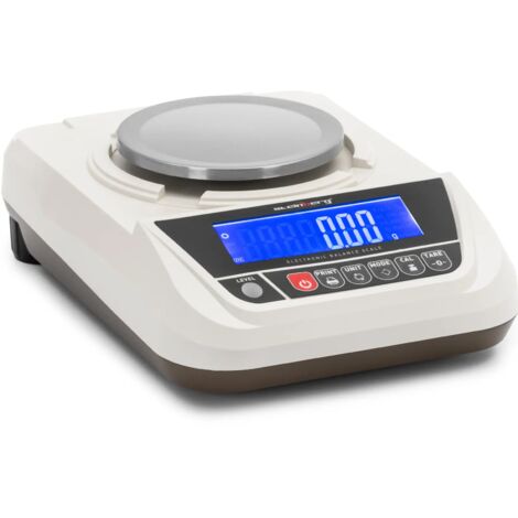Báscula analítica de laboratorio con pantalla LCD RS232 de 500 g/0,01 g
