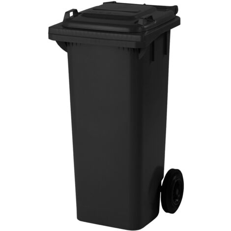 Contenedor de basura EUROPLAST 80L color negro