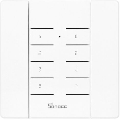 Base de pared para mando a distancia RF 433 MHz blanca RM433-BASE