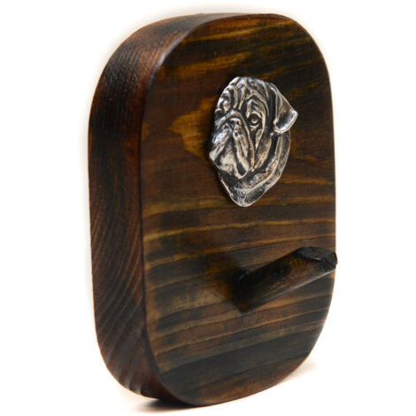 Pug, Pug, Carlin I - percha para correa, percha para medallas con perro ...