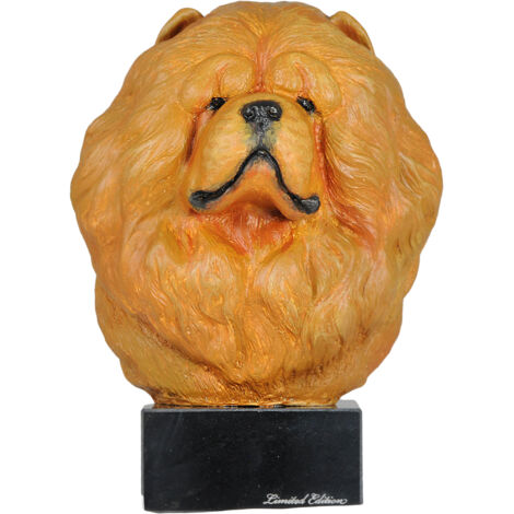 Chow Chow - estatuilla pintada, figura, realizada por un artista, marca ...