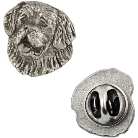 San Bernardo, perro santo Bernarda - broche de perro plateado, elegante ...
