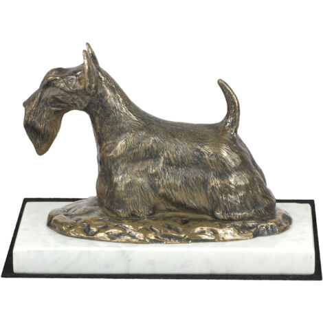 Scottish Terrier, Aberdeen Terrier - estatuilla de perro, figura de ...