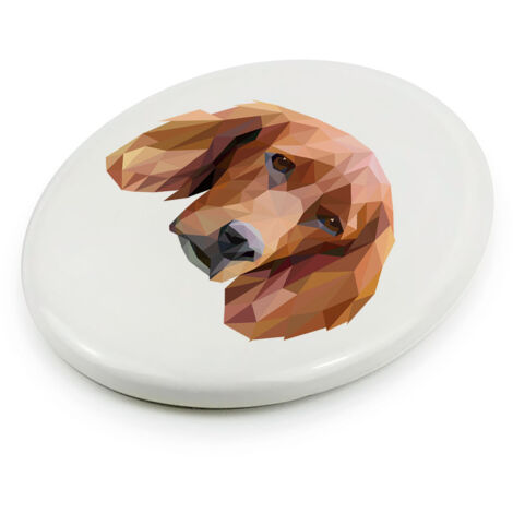 Setter inglés, Laverack: placa con foto e inscripción geométrica de Art-Dog