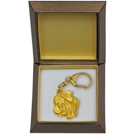 Tosa Inu, Tosa-inu, Mastín Japonés - llavero y collar con perro en caja ...