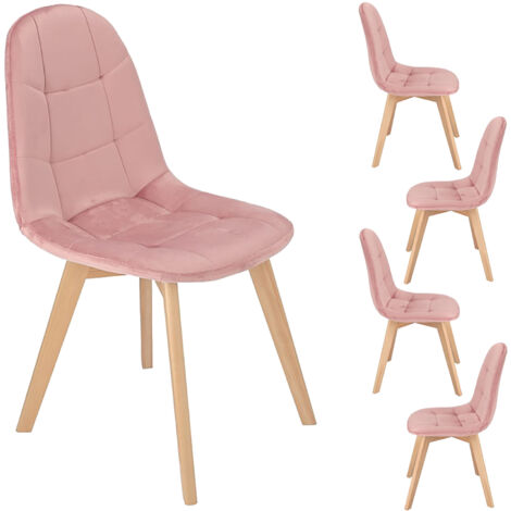 4 x Silla COLIN, rosa