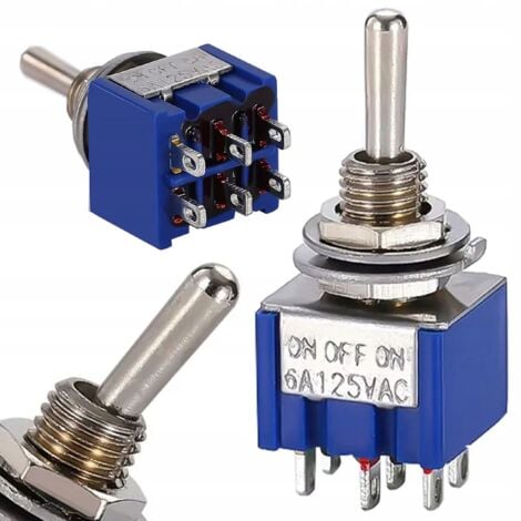 MTS-203 Palanca ON-OFF-ON/interruptor de palanca