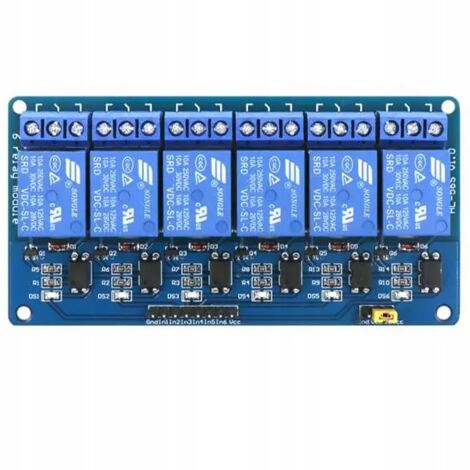 Módulo de relé Arduino Rosfix de 6 canales 5v