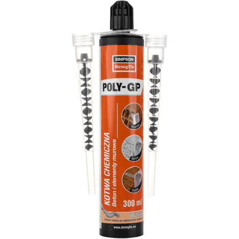 Anclaje químico POLY-GP300 verde-beige