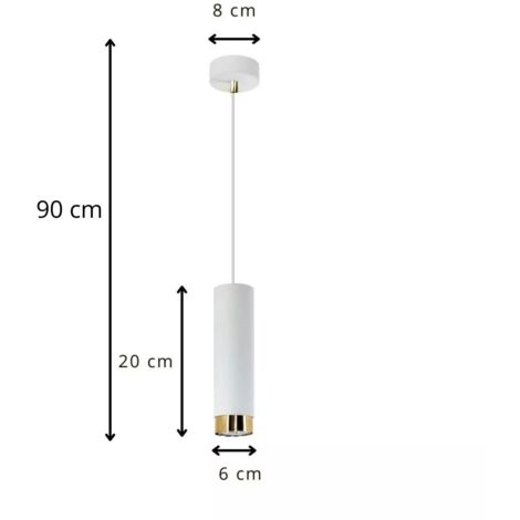 Look P White - Foco colgante blanco