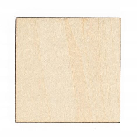 CUADRADOS DE MADERA 15x15cm CUADRADOS DE MADERA CONTRACHAPADA 10uds