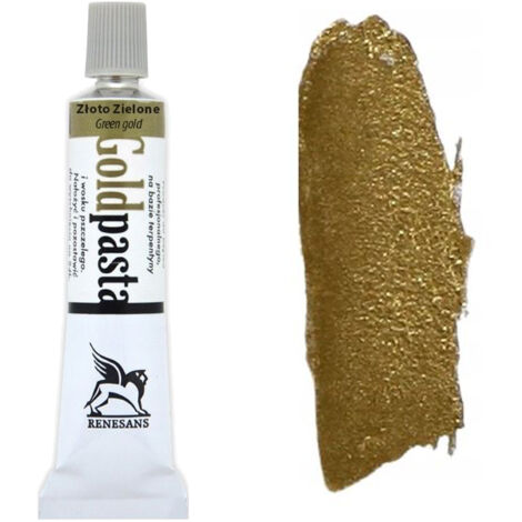 Renesans Pasta para dorar oro Pasta de retoque metálico 20ml 3 ORO VERDE