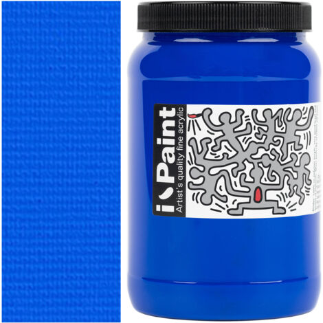 PINTURA ACRÍLICA azul Renesans IPAINT 500ml 10 AZUL ULTRAMARINO