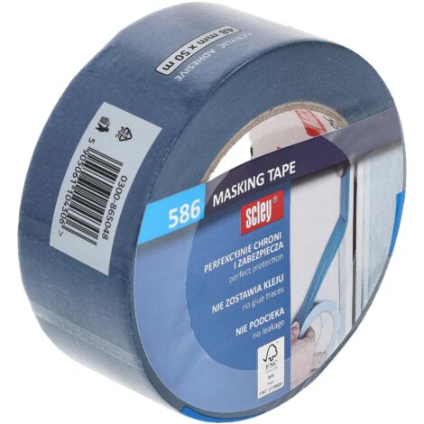 Cinta para pintar Scley azul, serie 586 (48 mm x 50 m)