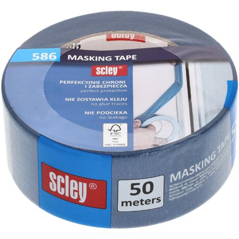 Cinta para pintar Scley azul, serie 586 (48 mm x 50 m)