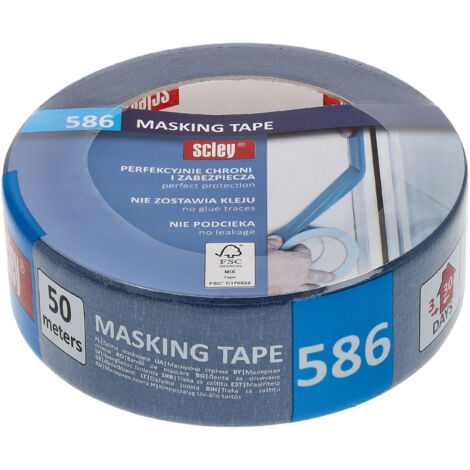 Cinta para pintar Scley azul, serie 586 (38 mm x 50 m)