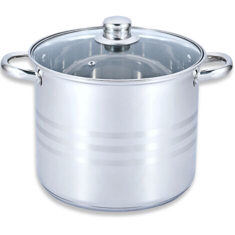 OLLA GRANDE CON TAPA 5,3L GAS GASTRONÓMICO DE ALTA INDUCCIÓN ACERO ...