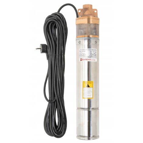 BOMBA SUMERGIBLE PARA POZO 4SKM 150 CABLE 15M 1500W