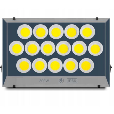 Proyector exterior LED halógeno IP65 800W POTENTE LÁMPARA DE CONSTRUCCIÓN