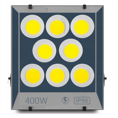 HALÓGENO LED EXTERIOR PARA JARDÍN GARAJE SALA DE CONSTRUCCIÓN 400W ...