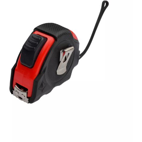 MJW Cinta métrica enrollable 3 m × 16 mm, punta magnética MJW