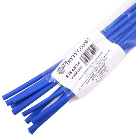 Tubo termorretráctil RC 4.8/2.4mm azul RTS4.8/2.4NB TRYTIT