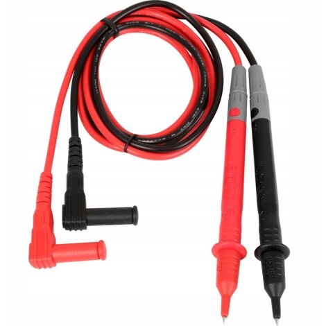 CABLES DE PRUEBA CONECTORES HABOTEST 1 METRO 20 AWG JUEGO DE 2 UNIDADES.