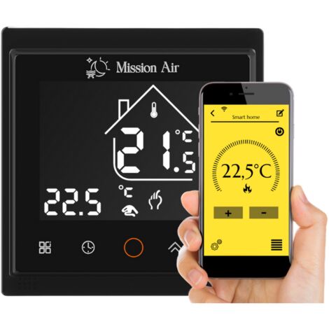 Controlador programable WiFi LIBRA Negro