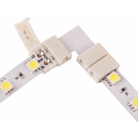 Conector LED 10mm. Forma: L