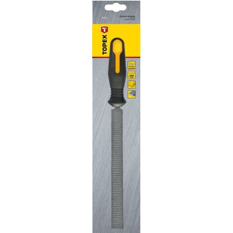 Lima plana para madera Topex 200 mm - lijado preciso