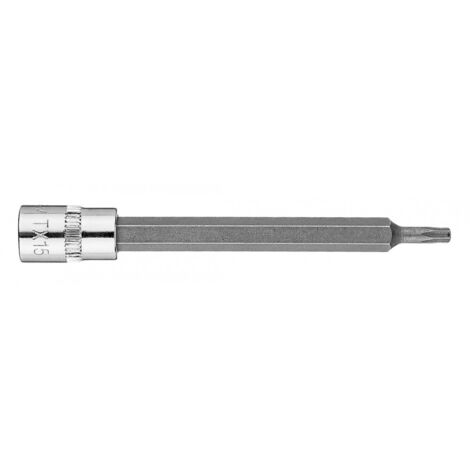 Punta Torx Tx15 para dado de 1/4" de largo, 87 mm