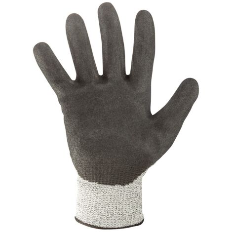 Guantes resistentes a cortes recubiertos de nitrilo, 4x43D, talla 9