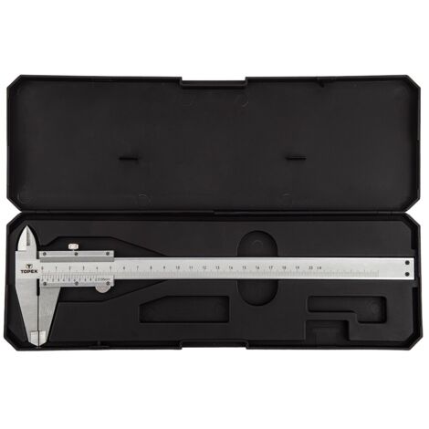 Calibre TopEx de 200 mm: medición precisa para aficionados al bricolaje