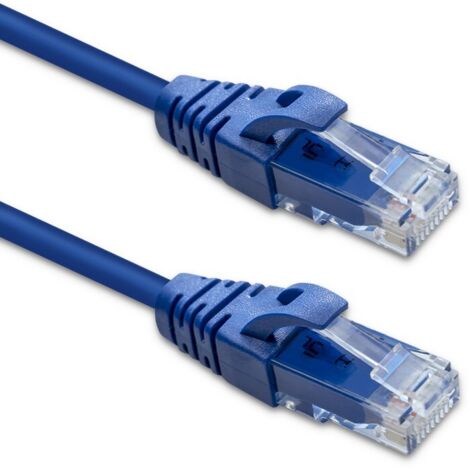Cable de conexión UTP Qoltec CAT6 2 x RJ-45 5 m Alta velocidad Dorado