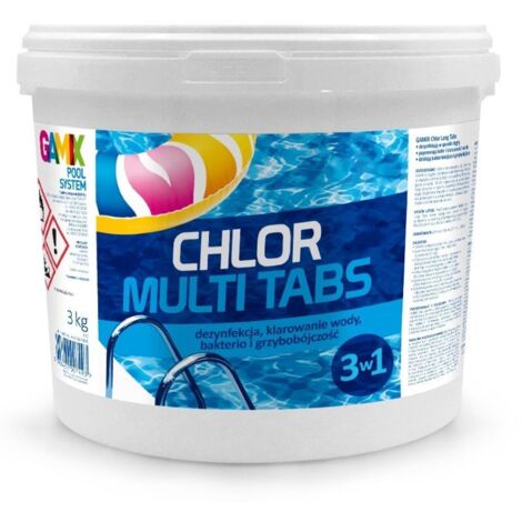 CLORO MULTI TABS 200G 5KG - GAMIX