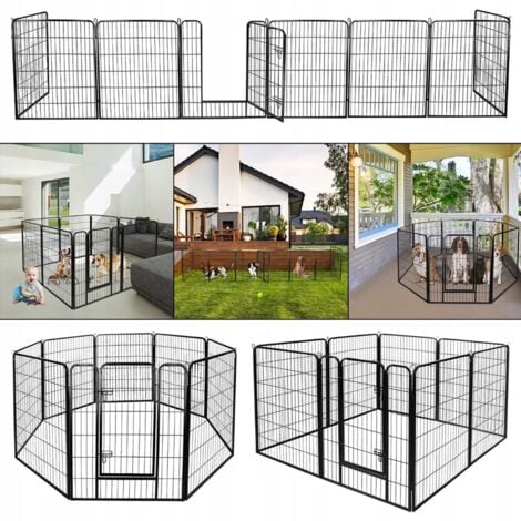 CORRAL PARA PERROS, GATOS, CACHORROS, CONEJOS, CORRAL, JAULA, PUERTA 80x80