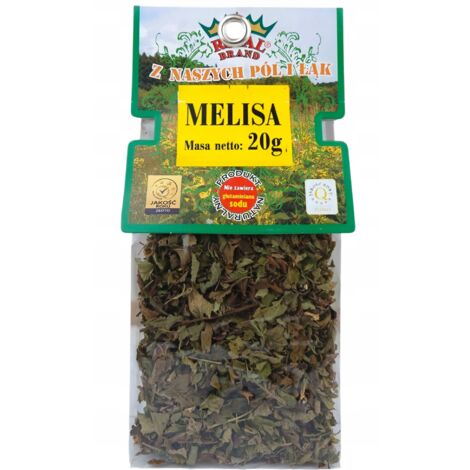 Té de hierbas de melisa polaca 20 g Hojas de melisa natural