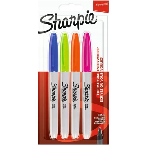 MARCADOR SHARPIE F 4 COL. PAN EMEA 2065403