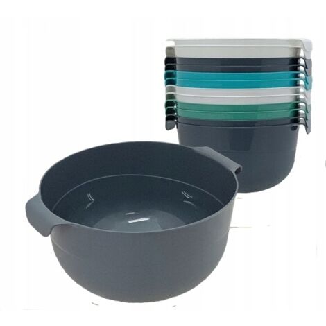 Bol de plástico 4 l Ø274cm COCINA BAÑO con asas CERTIFICADO ALIMENTARIO