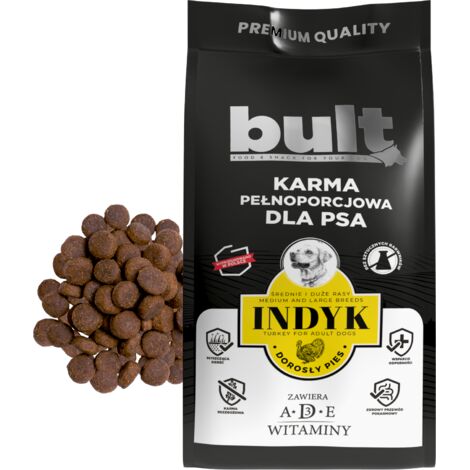 Pienso seco Bult con pavo para perros adultos 12 kg