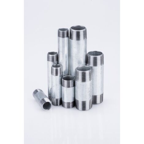 CONECTOR ROSCADO EN AMBOS LADOS 3/4 250 MM GALVANIZADO